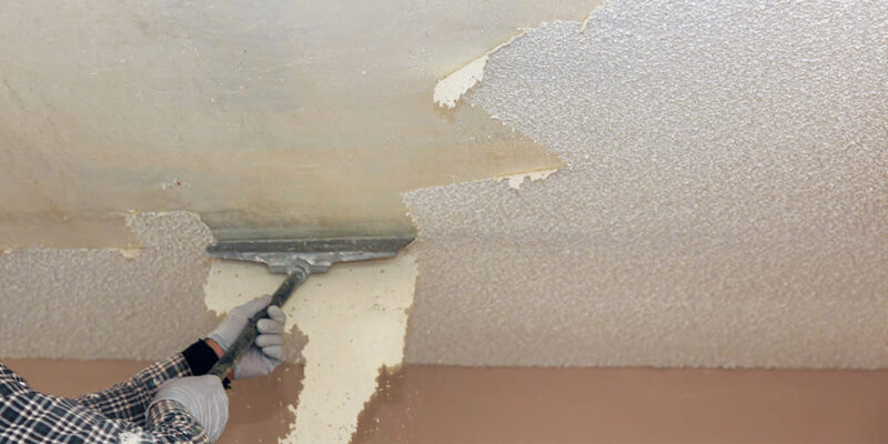 What Does Asbestos Popcorn Ceiling Look Like? | Asbestos Removal PRO